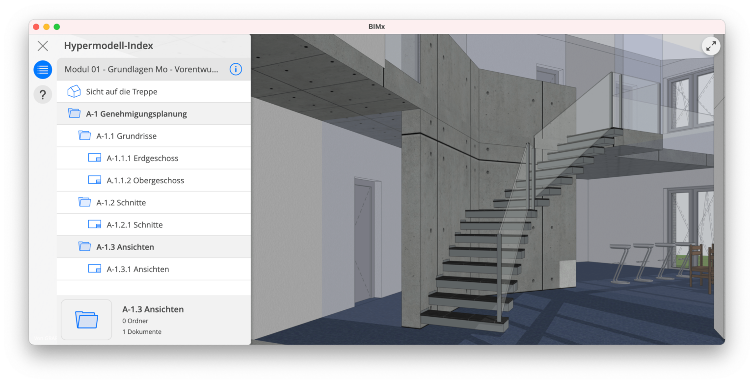 Wie erstelle ich ein BIMx Hyper-Modell? · Graphisoft Center West